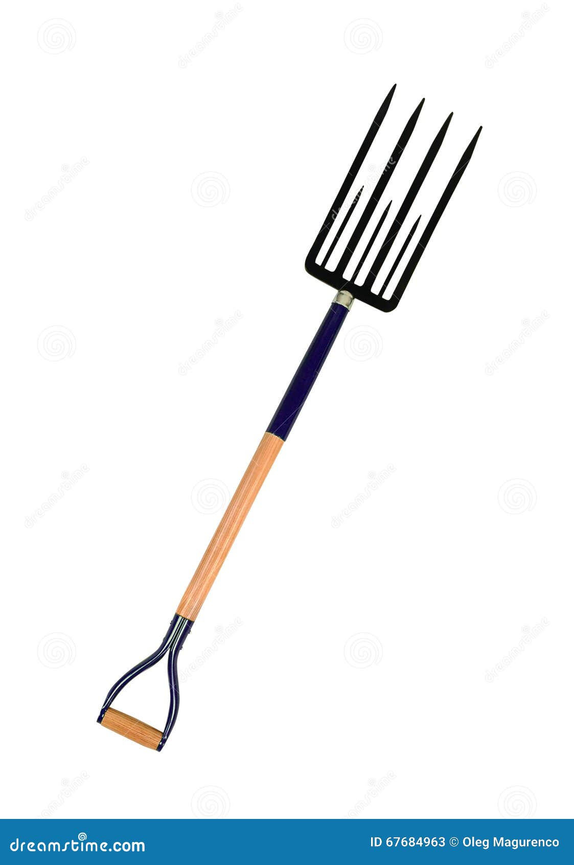 Garden tool pitchfork stock image. Image of grass, white - 67684963