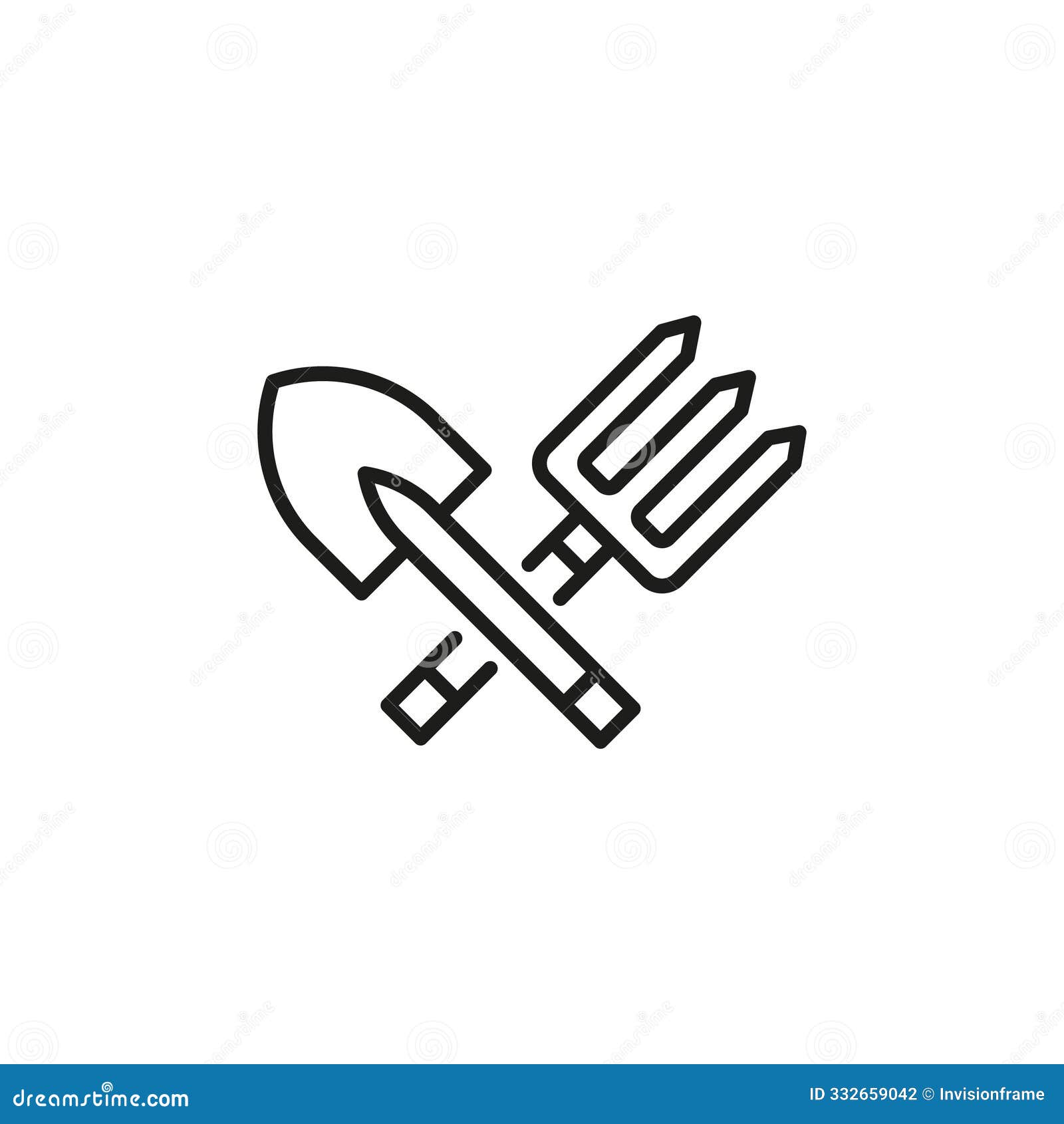 Garden Tools Icon stock vector. Illustration of ecology - 332659042