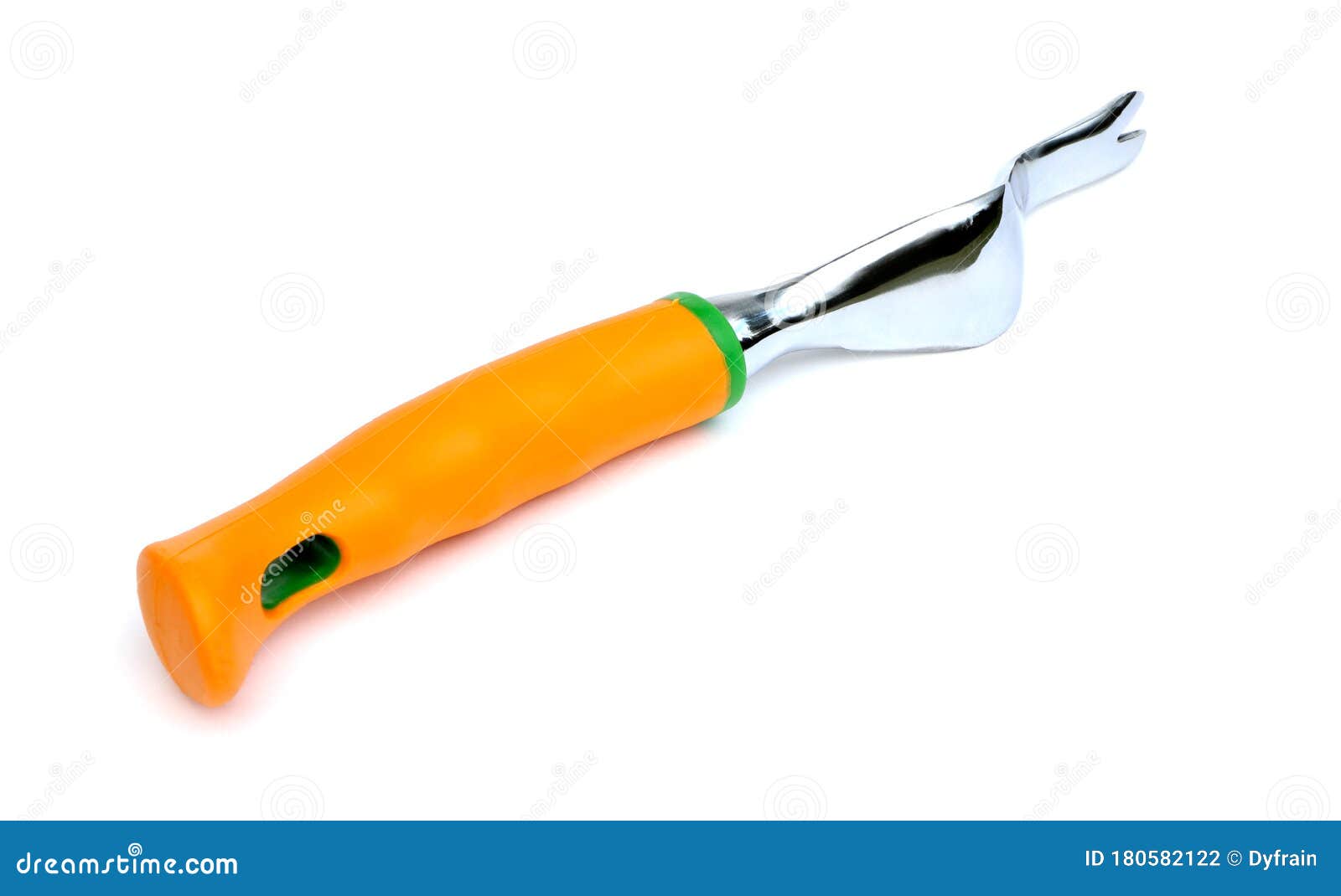 Garden Tools . Garden Root Remover Isolated on a White Background. Root ...