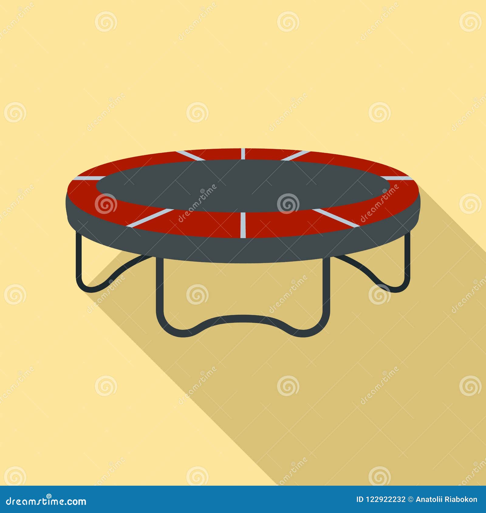 Garden Trampoline Icon, Flat Style Stock Vector - Illustration of flat ... Garden Trampoline Icon, Flat Style Stock Vector - Illustration of flat ...