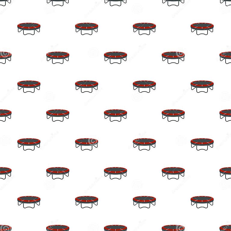 Garden Trampoline Pattern Seamless Vector Stock Vector - Illustration ...