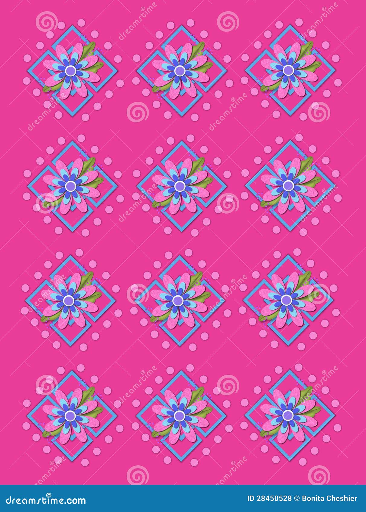 Garden Trellis In Hot Pink Royalty-Free Stock Image | CartoonDealer.com ...