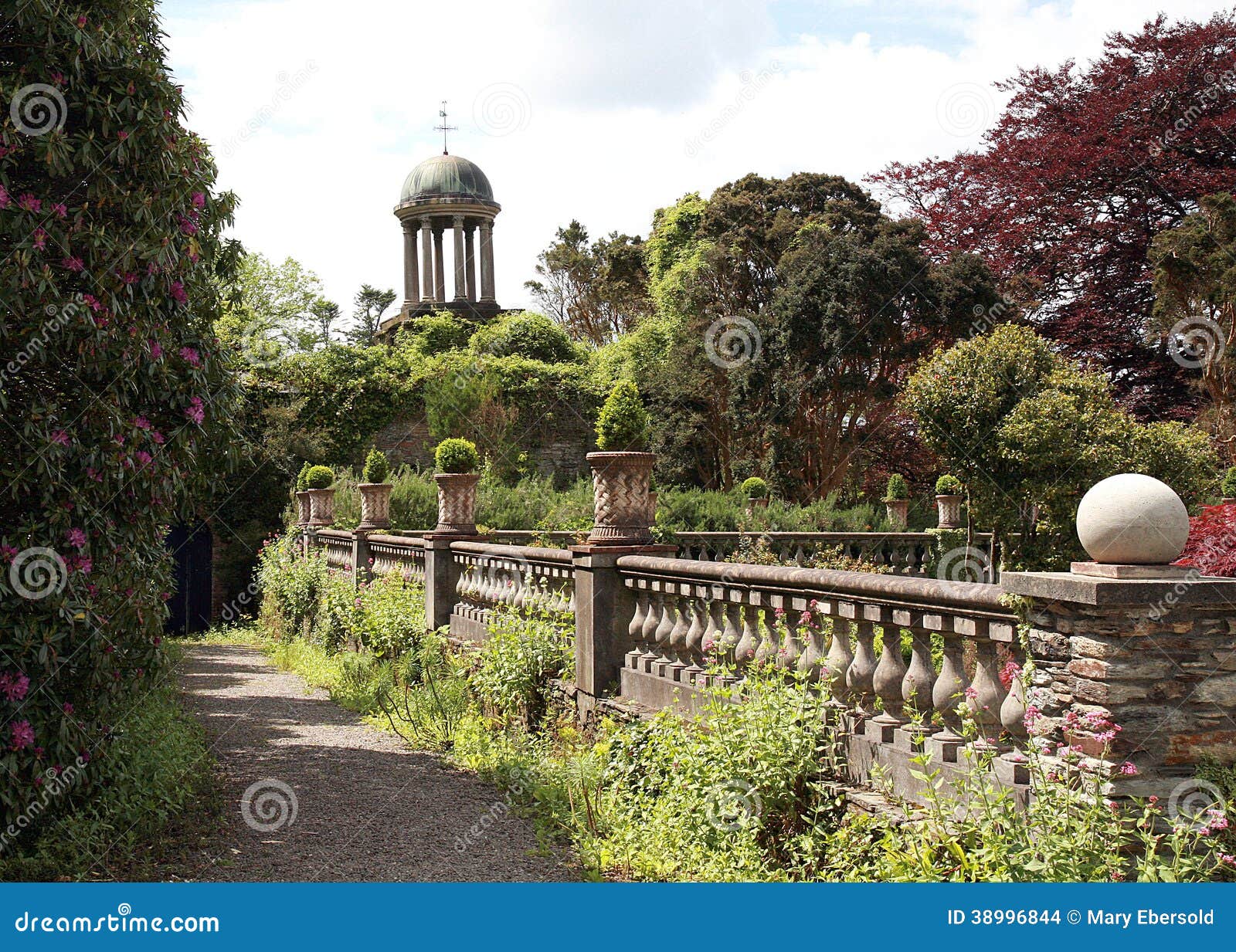 Garden Turret stock photo. Image of formal, wall, ruins - 38996844