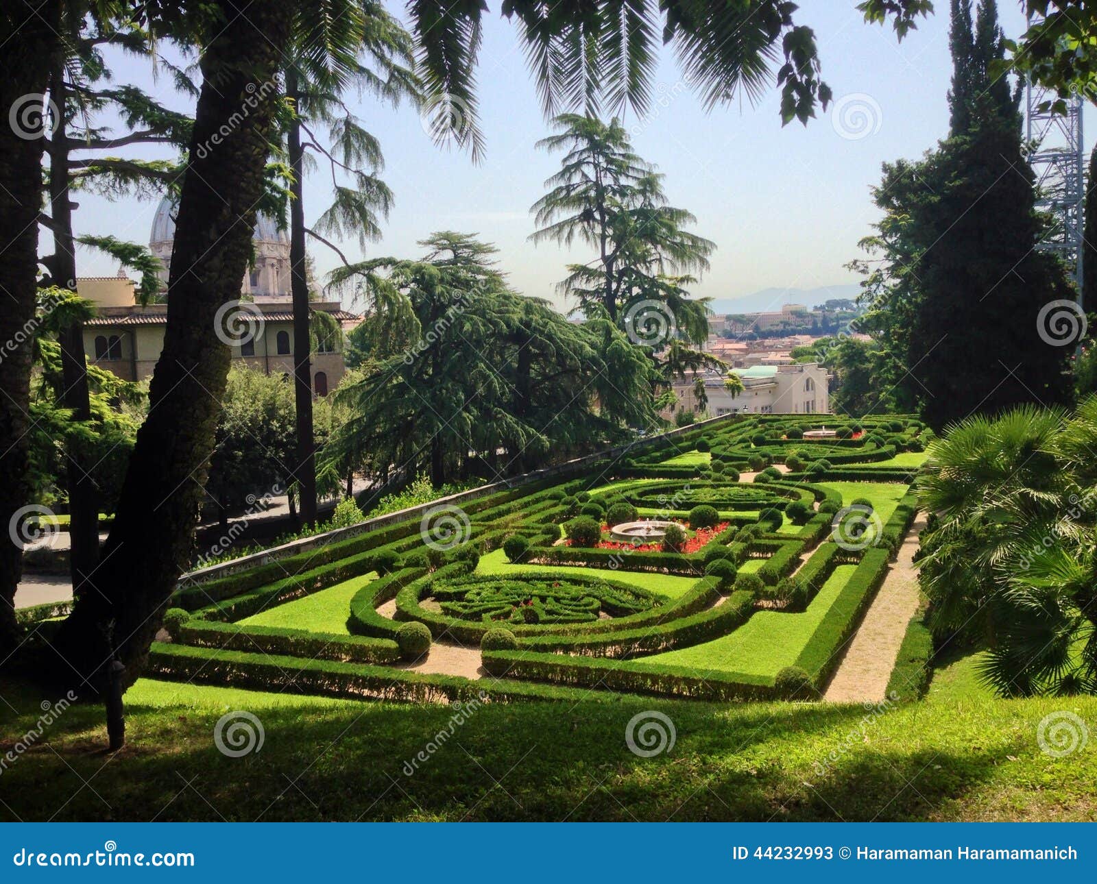 Garden in Vatican stock image. Image of nature, garden - 44232993