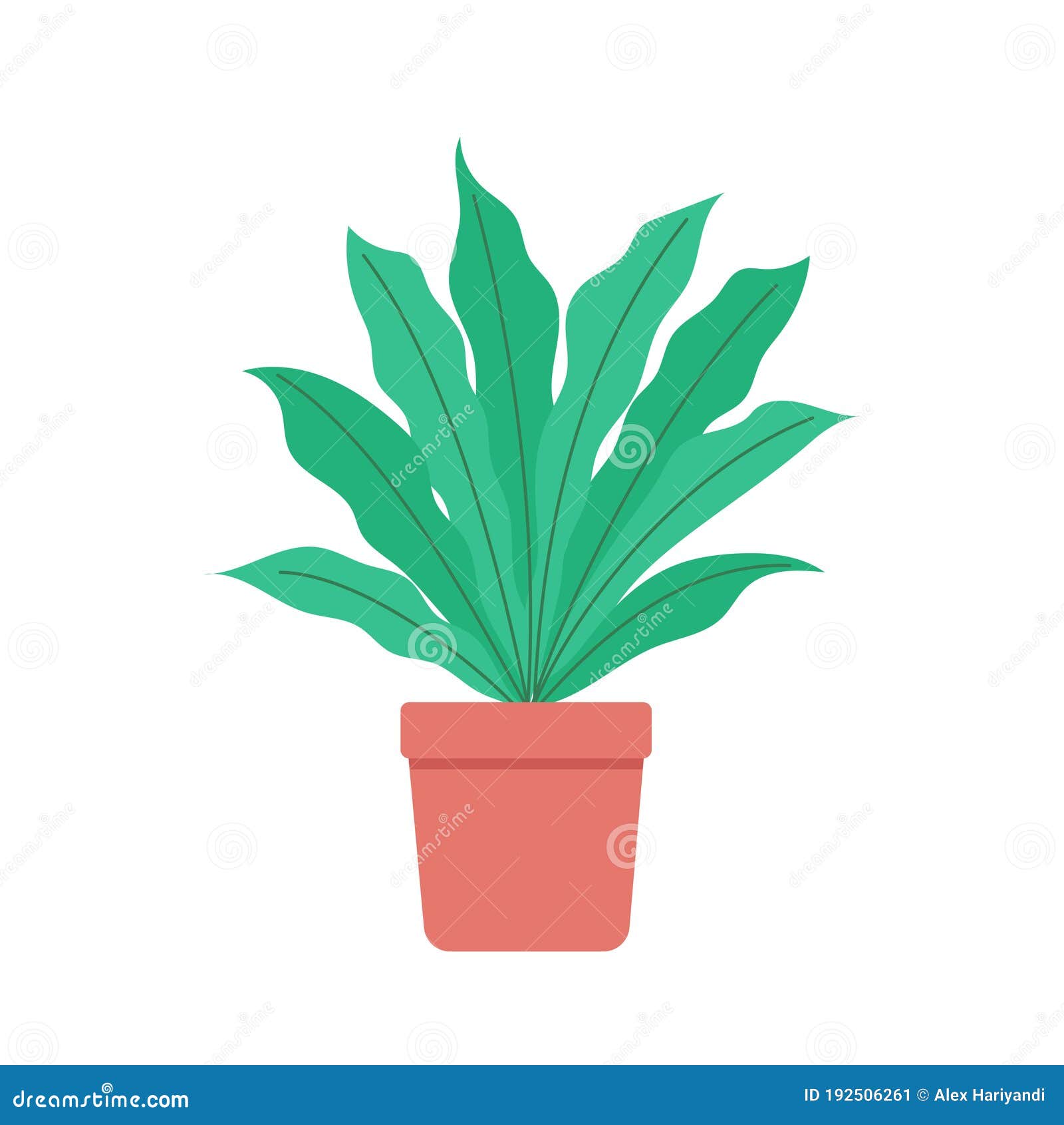 Plant Vector Art and Graphic Design Stock Vector - Illustration of ...