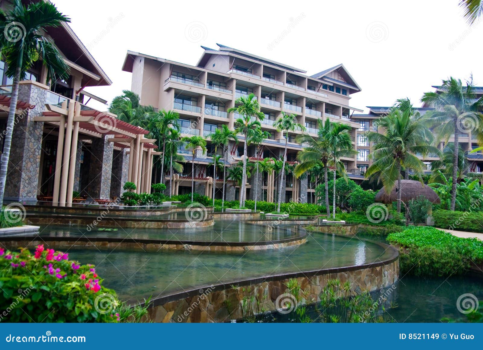 Zen Garden In A Top View With Stones Separated By A Wave Royalty-Free ...