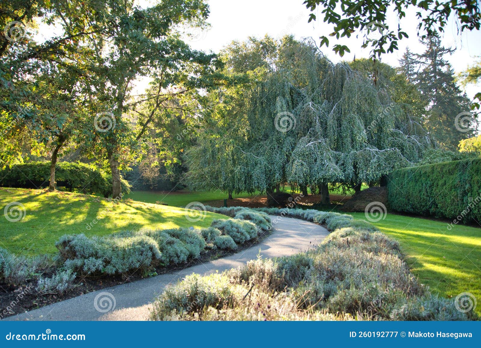 The Garden Walkway Inside the VanDusen Botanical Garden. Vancouver ...