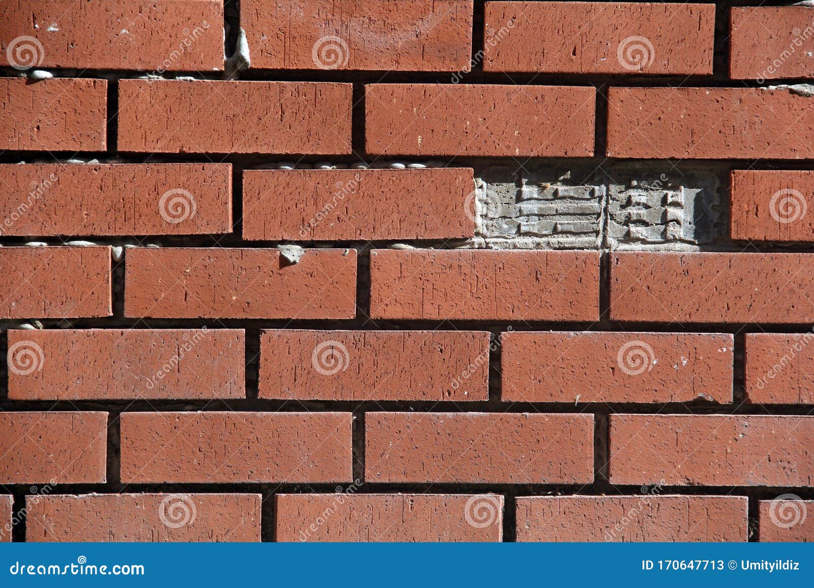 A Missing Brick in the Wall Stock Image - Image of design, missing ...