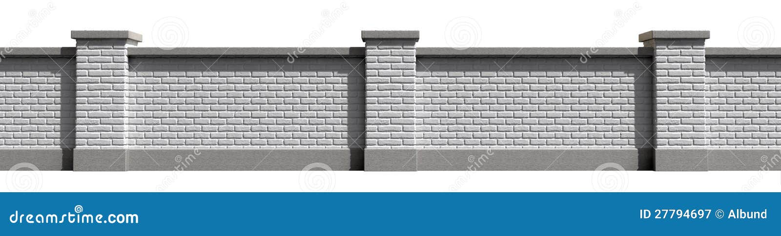 Garden Wall White Front stock image. Image of studio - 27794697