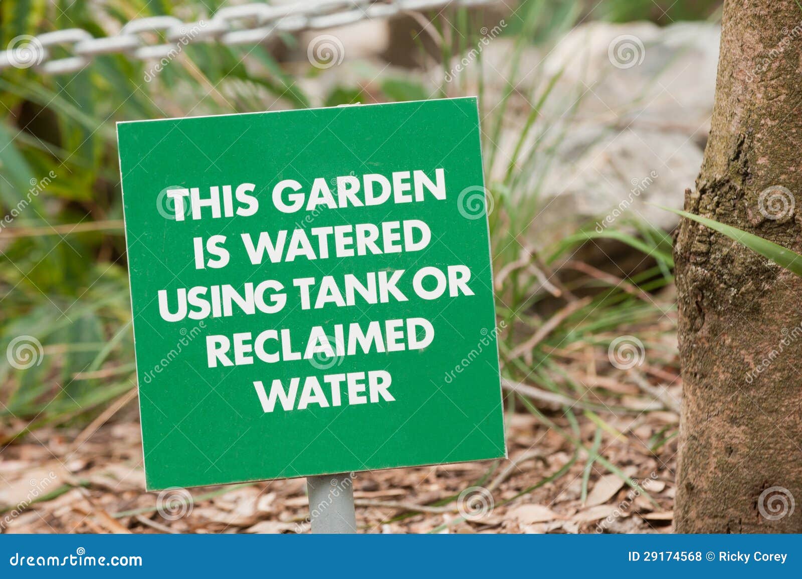 Garden warning sign stock photo. Image of rain, garden - 29174568