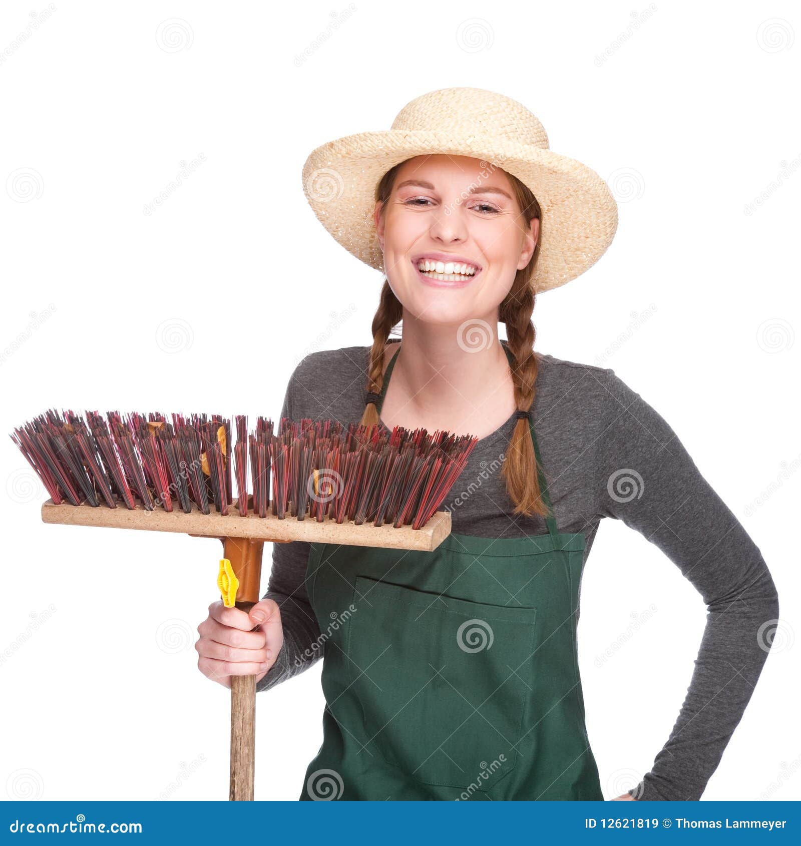 Gardener stock image. Image of smile, pretty, fresh, isolated - 12621819