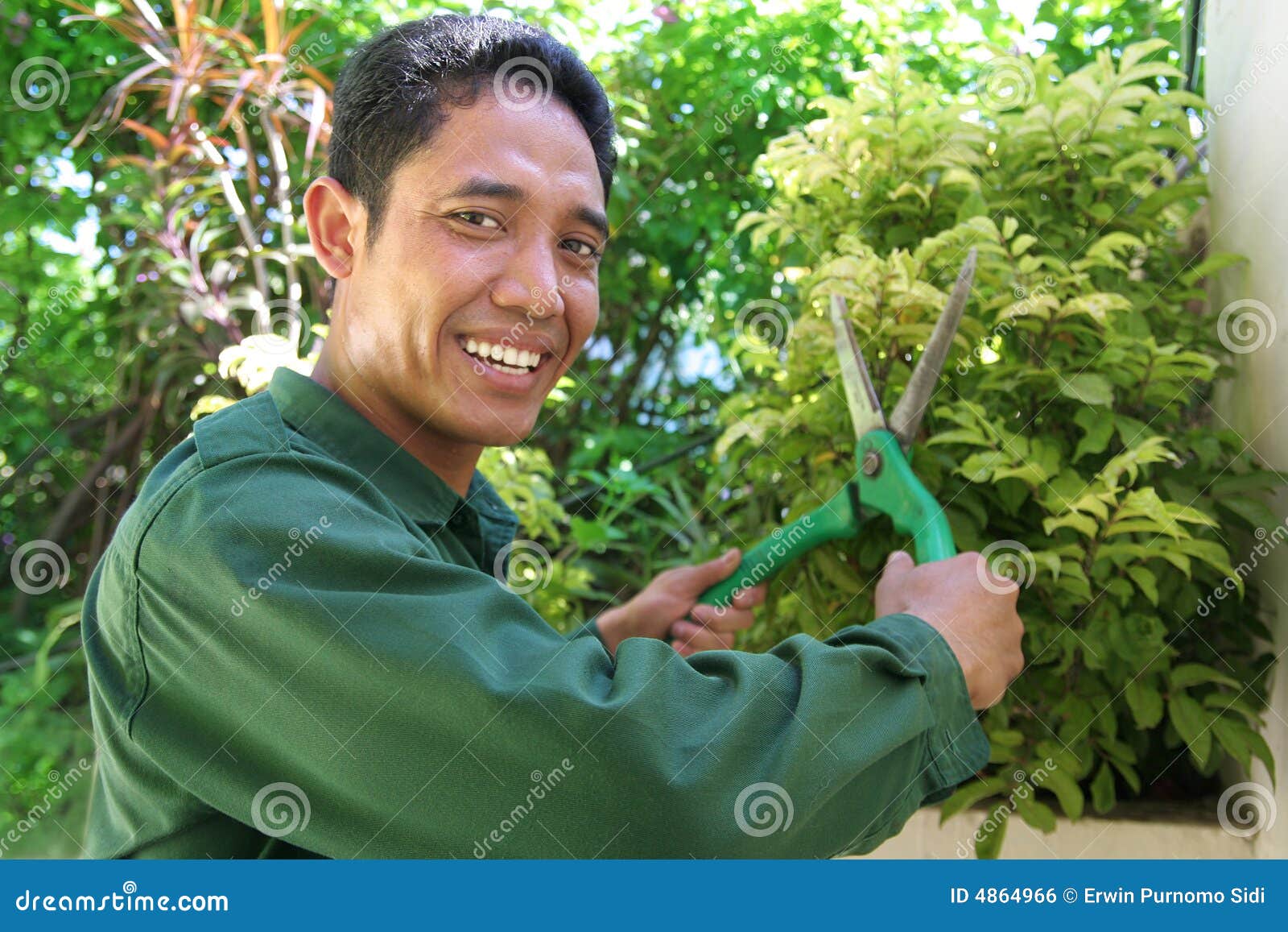 Gardener stock photo. Image of bush, garden, agriculture - 4864966
