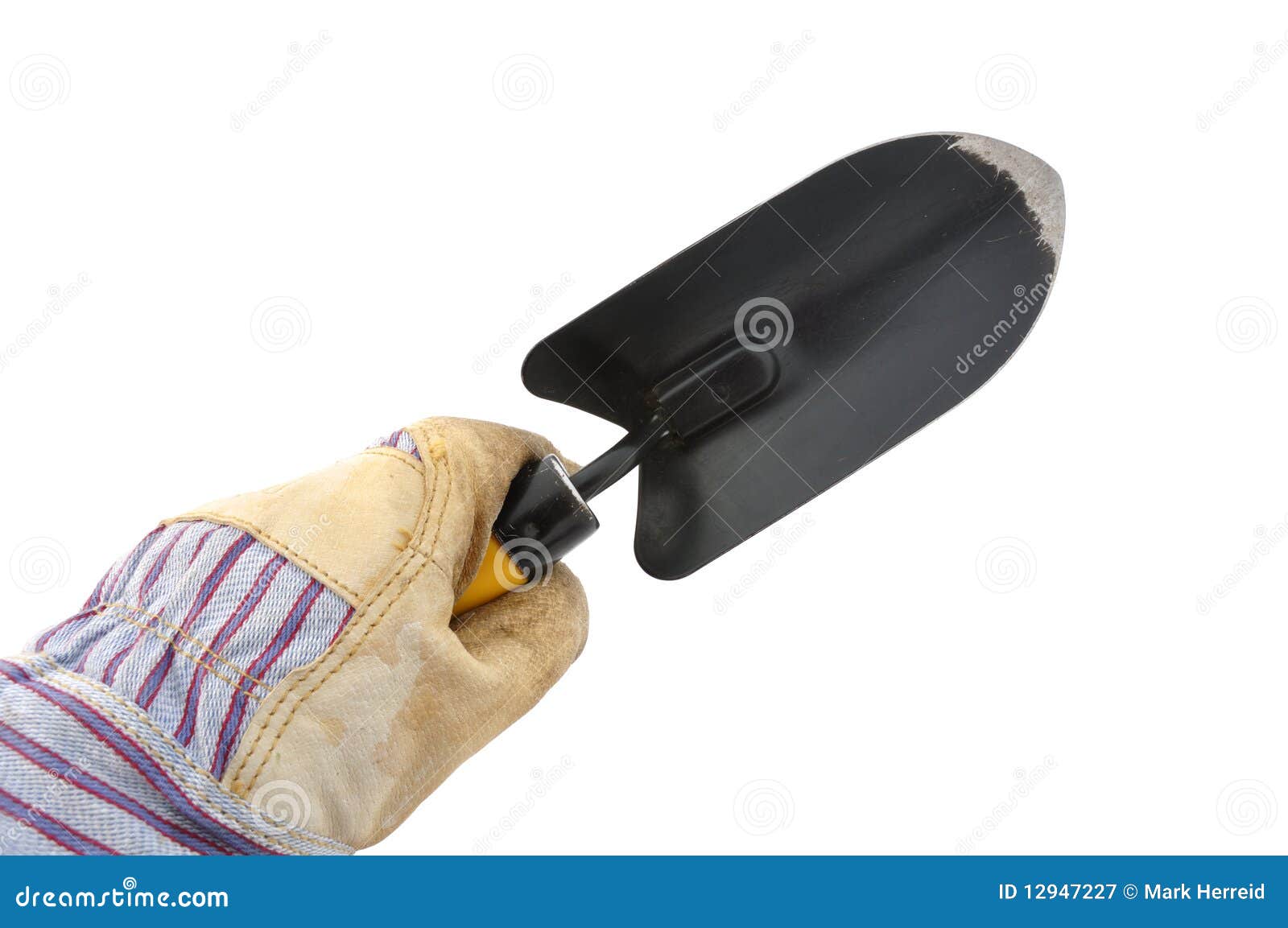 Gardener Holding a Trowel stock image. Image of garden - 12947227