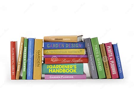 Gardening books stock image. Image of plants, collection - 27518039