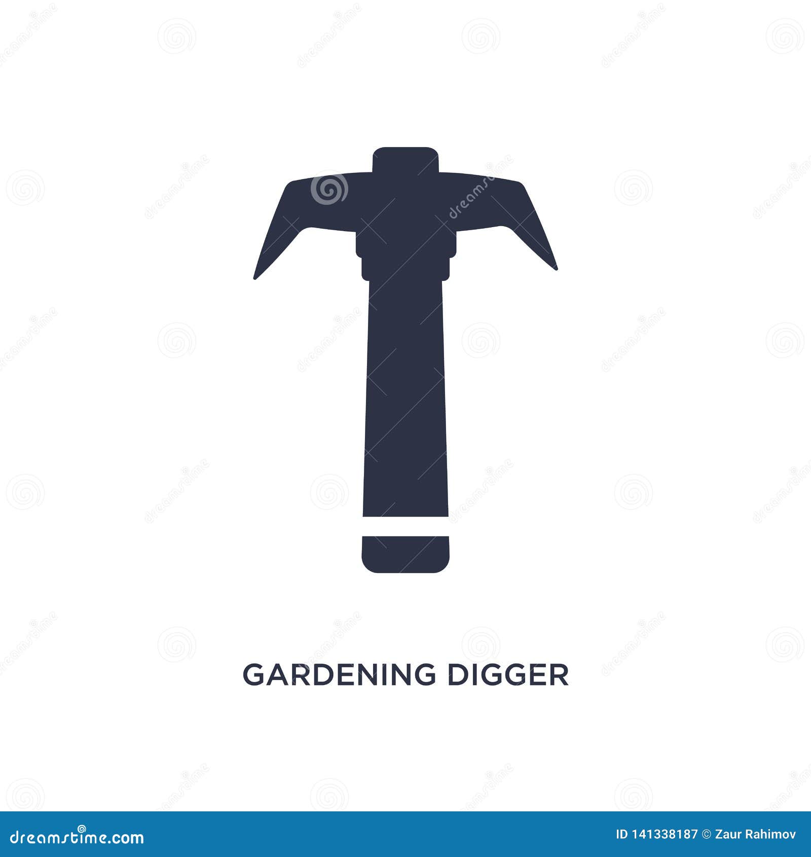 Digger Icon On White Background. Simple Element Illustration From ...