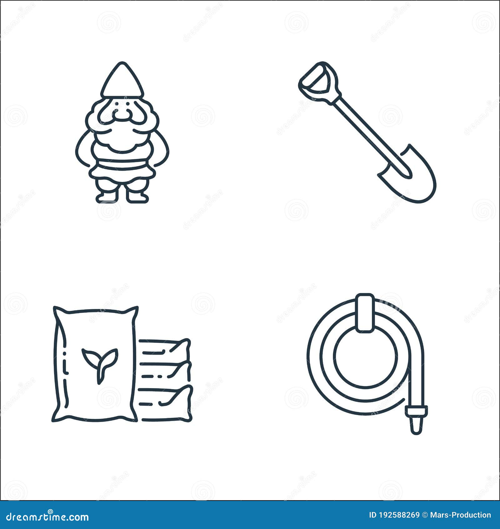 Linear Man Digging Icon From Behavior Outline Collection. Thin Line Man ...