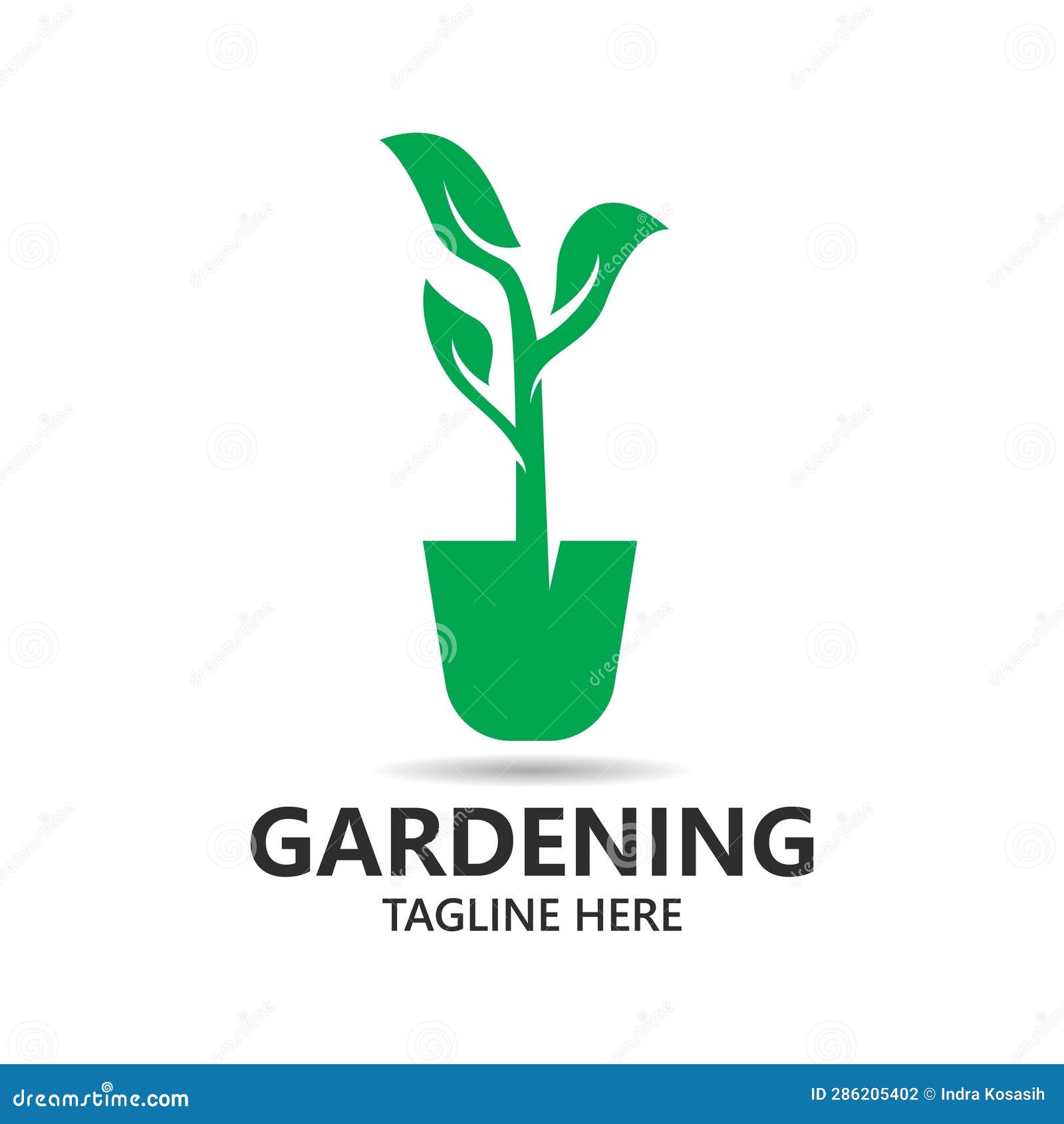 Gardening logo vector icon stock vector. Illustration of environment ...