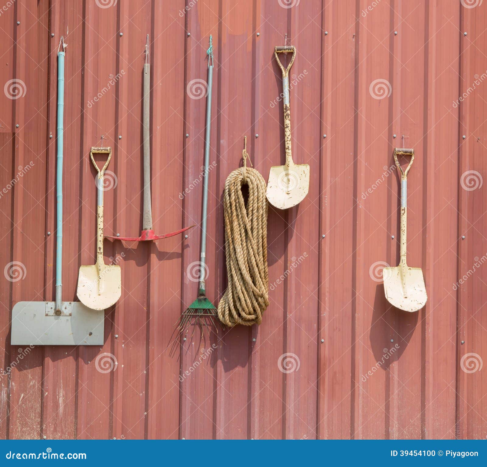 Gardening Tools stock photo. Image of scissor, fence - 39454100