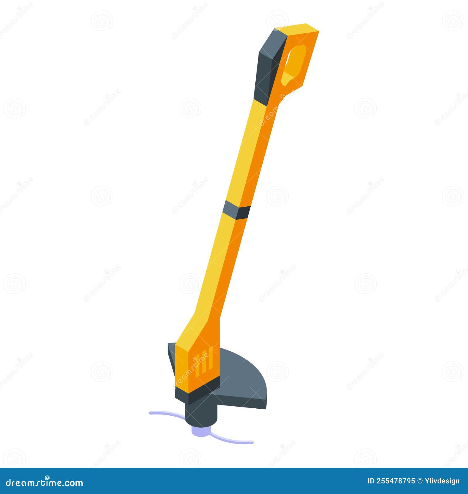 Gardening Trimmer Icon Isometric Vector. Garden Grass Stock Vector ...