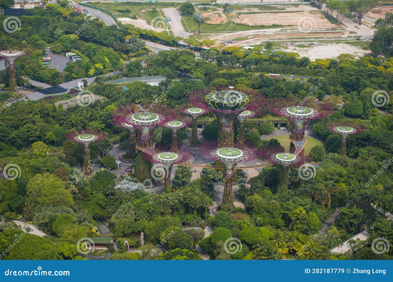 The Gardens by the Bay, Marina Bay Sands, Singapore Editorial Stock ...