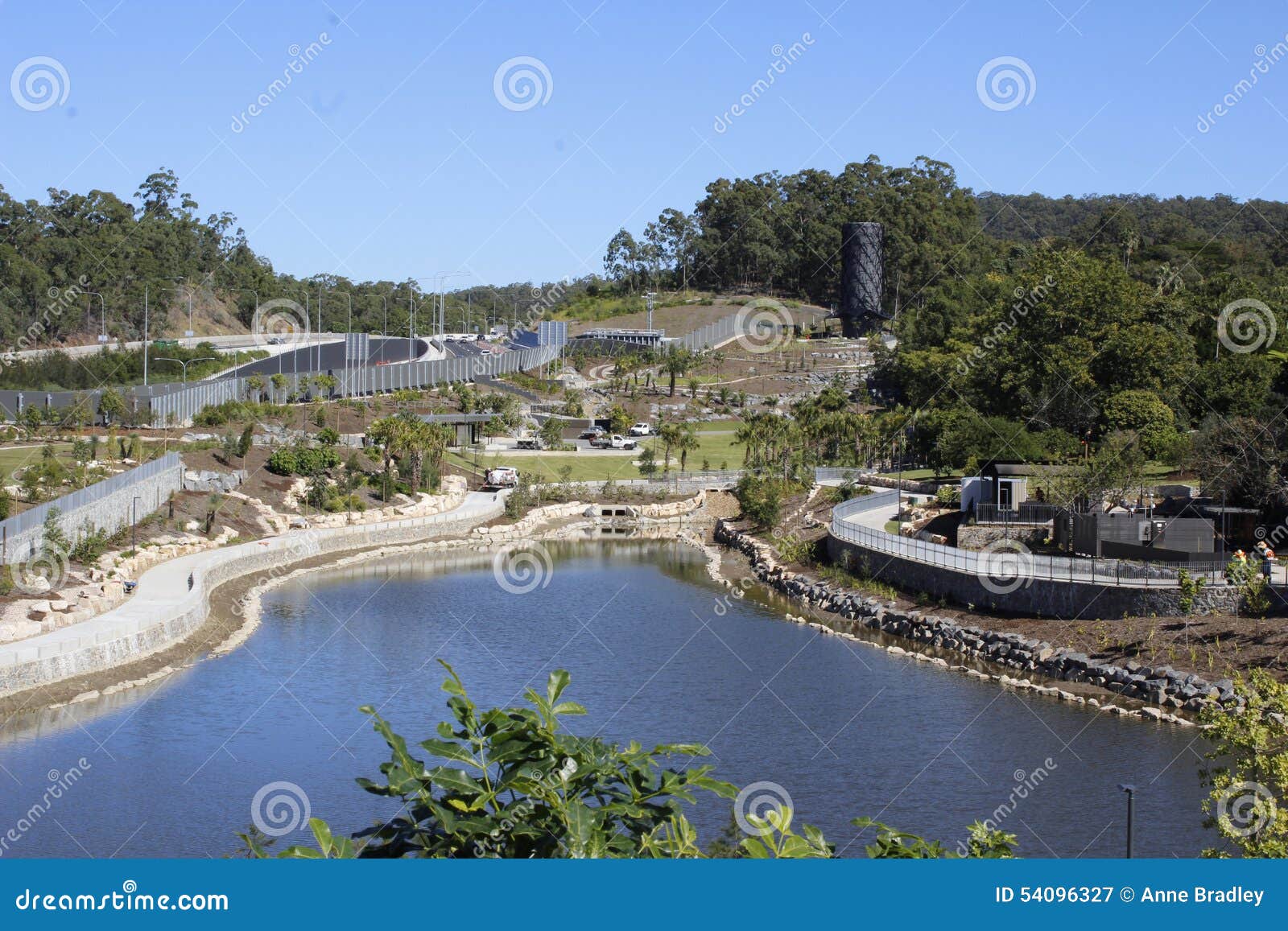 Gardens Built on Legacy Way Construction Site Editorial Photography ...