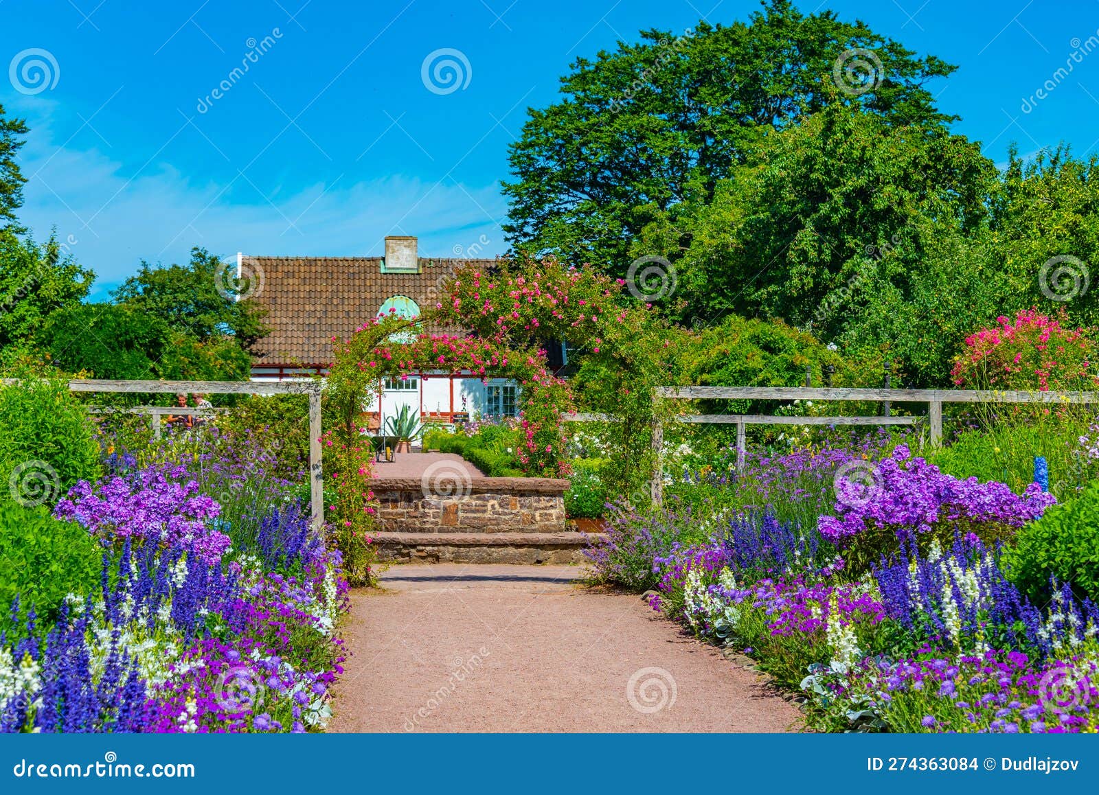 Gardens at Sofiero Palace in Sweden Stock Photo - Image of castle ...