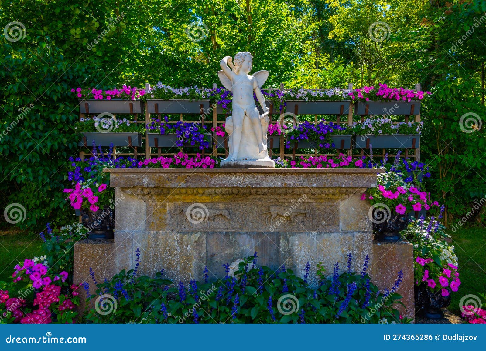 Gardens at Solliden Palace in Sweden Stock Photo - Image of blossoming ...