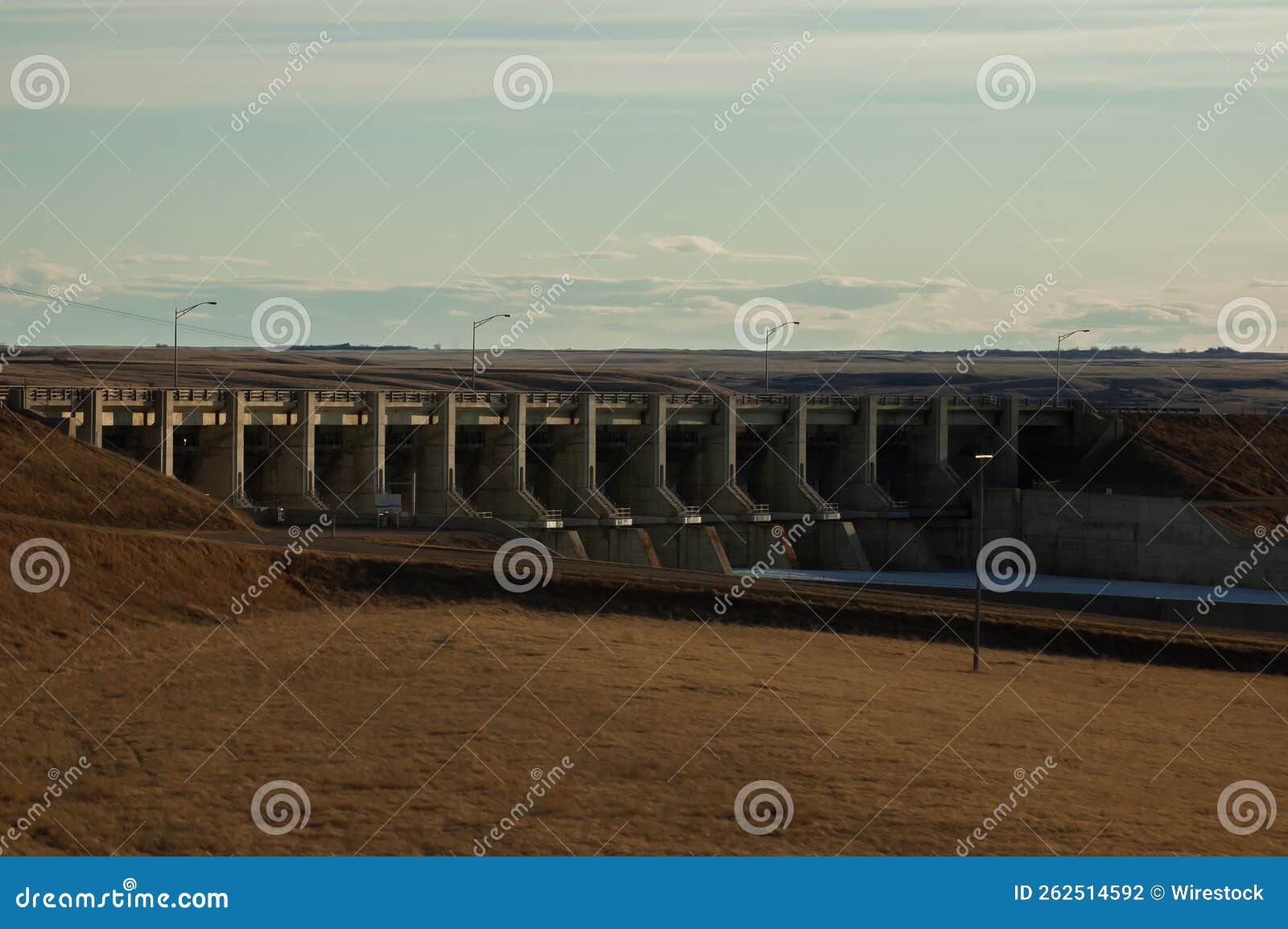 Gardiner Dam in Saskatchewan, Canada Stock Photo - Image of electricity ...