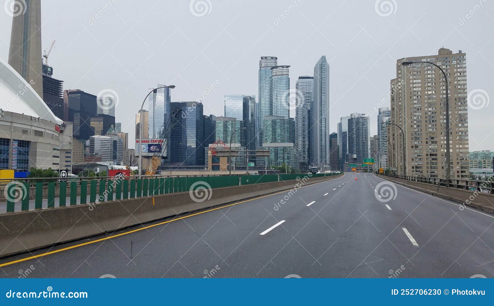 Gardiner Expressway in Toronto Downtown Editorial Image - Image of ...
