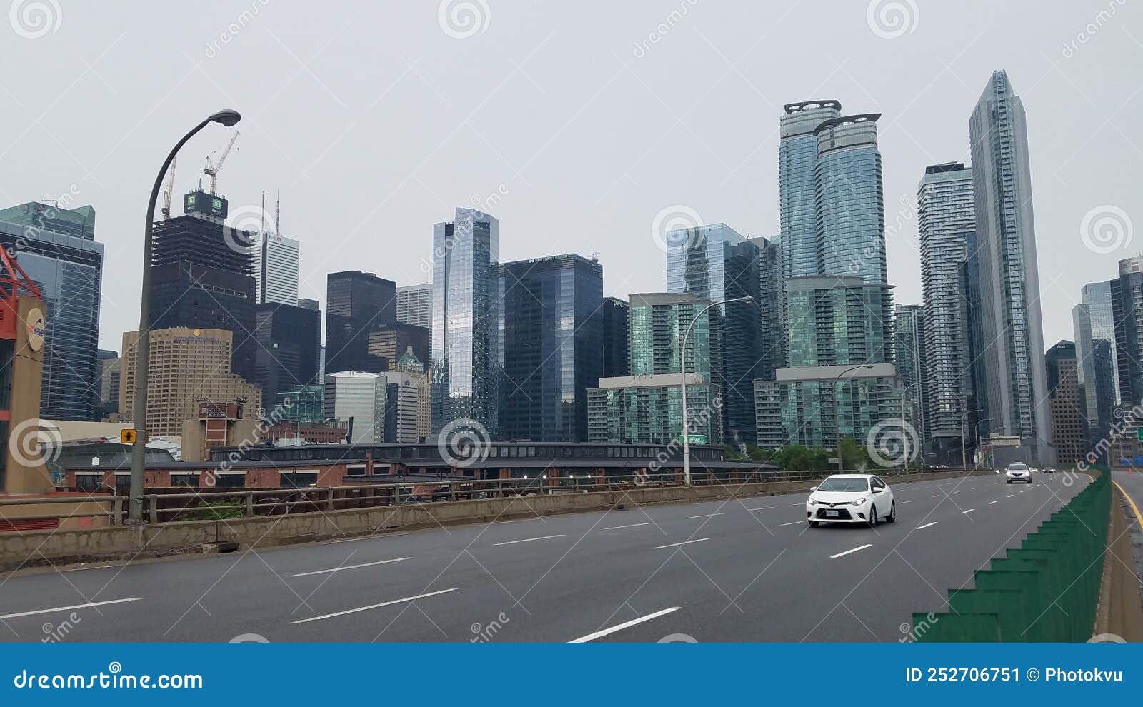 Gardiner Expressway in Toronto Downtown Editorial Photo - Image of ...
