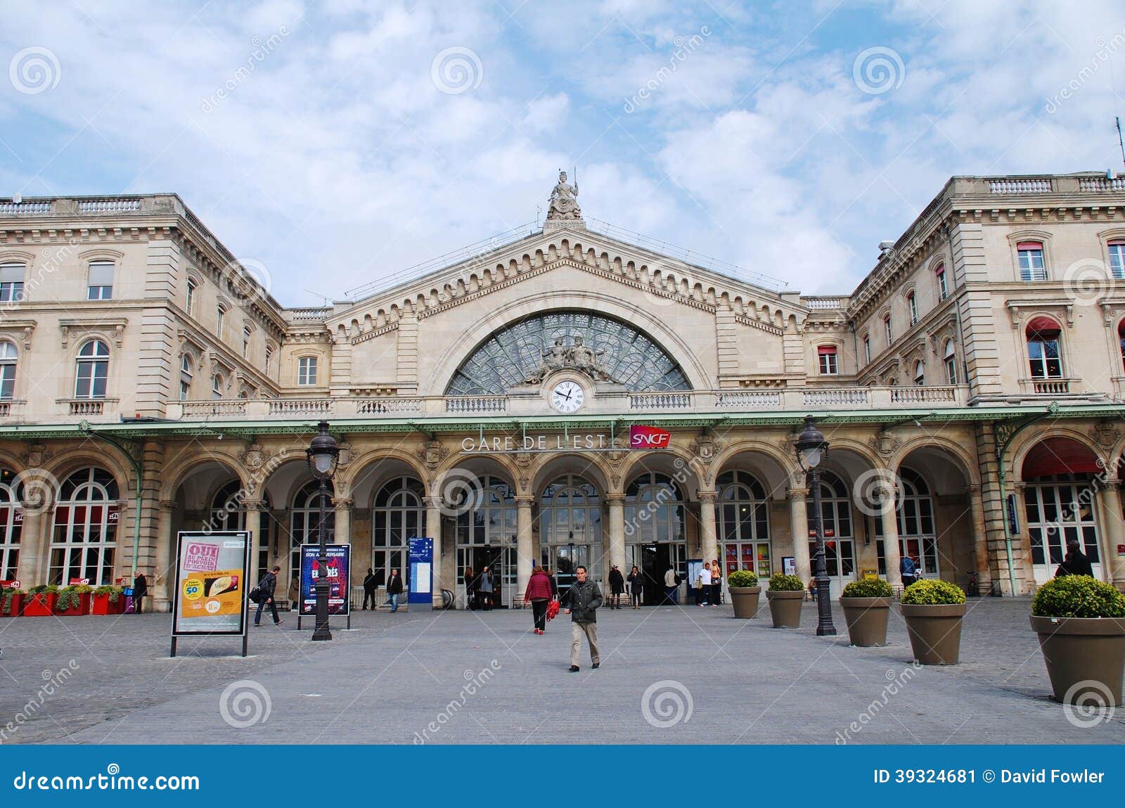Gare de l'Est, Paris photo éditorial. Image du francois - 39324681