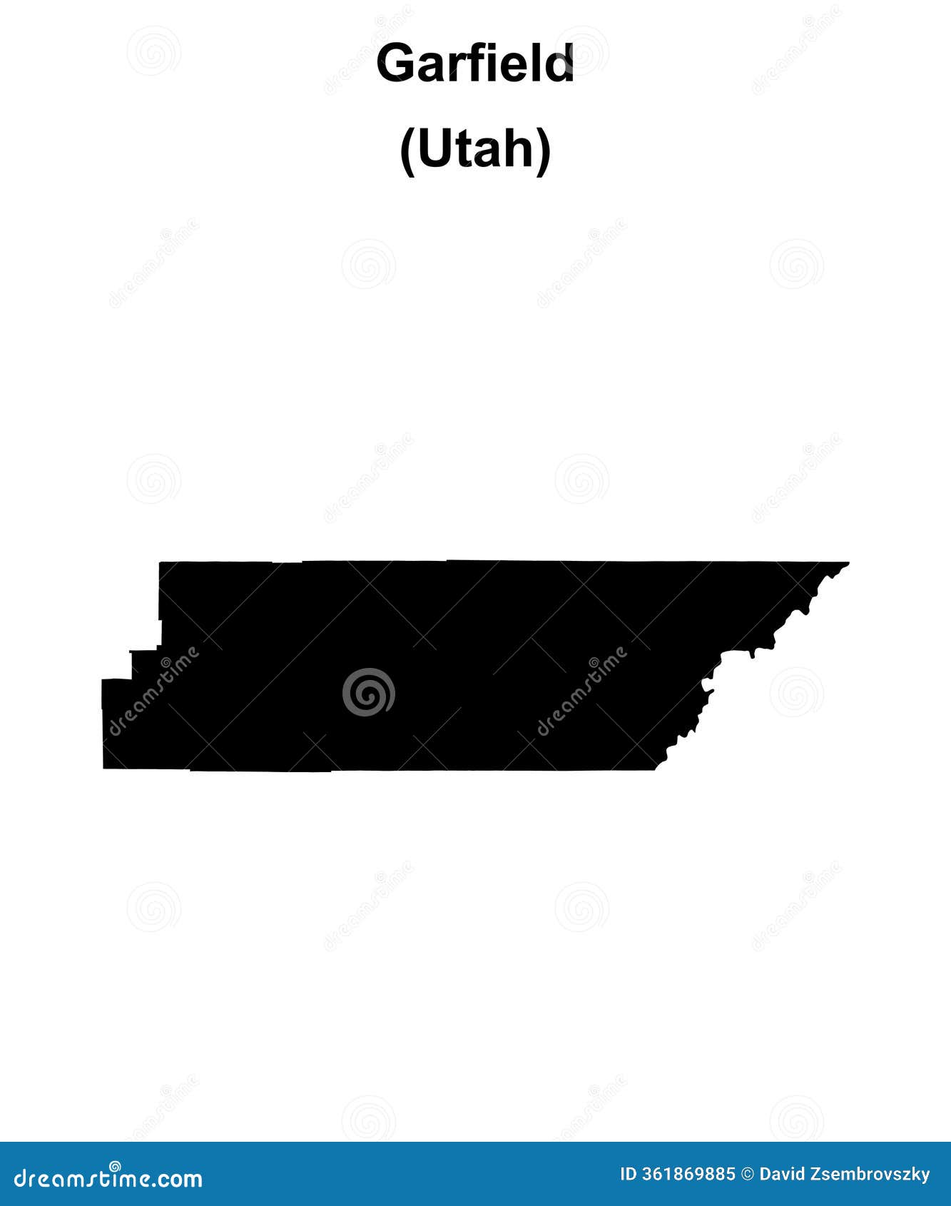 Garfield Outline Map Vector Illustration | CartoonDealer.com #361874590