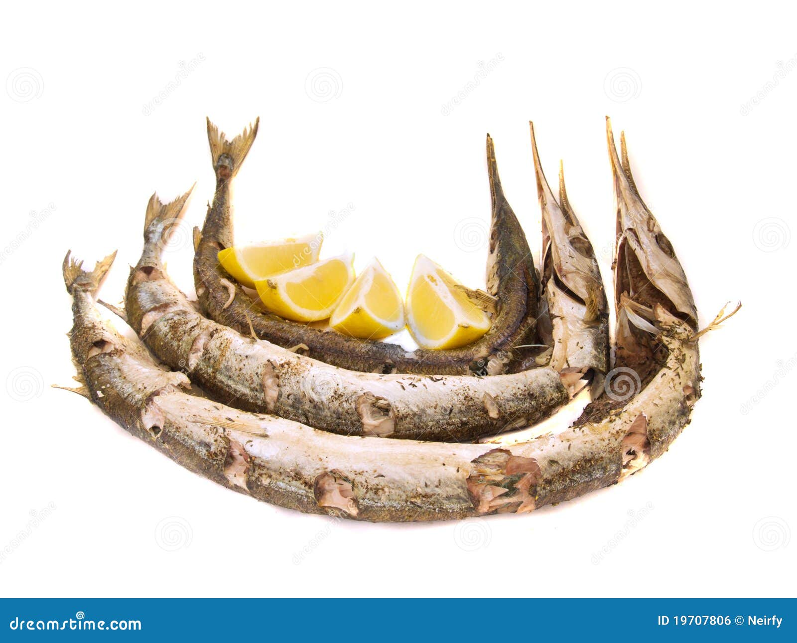 Garfish (Belone Belone) Baked Stock Photo - Image of lemon, aguja: 19707806
