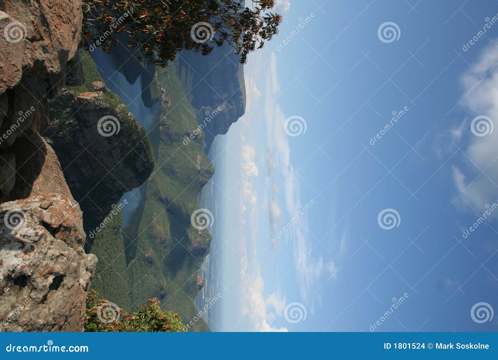 Garganta do rio de Blyde foto de stock. Imagem de desktop - 1801524