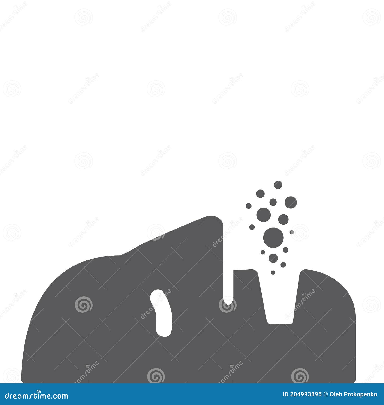 Gargling Flat Icon. Vector Sign for Web Graphic. Stock Vector ...