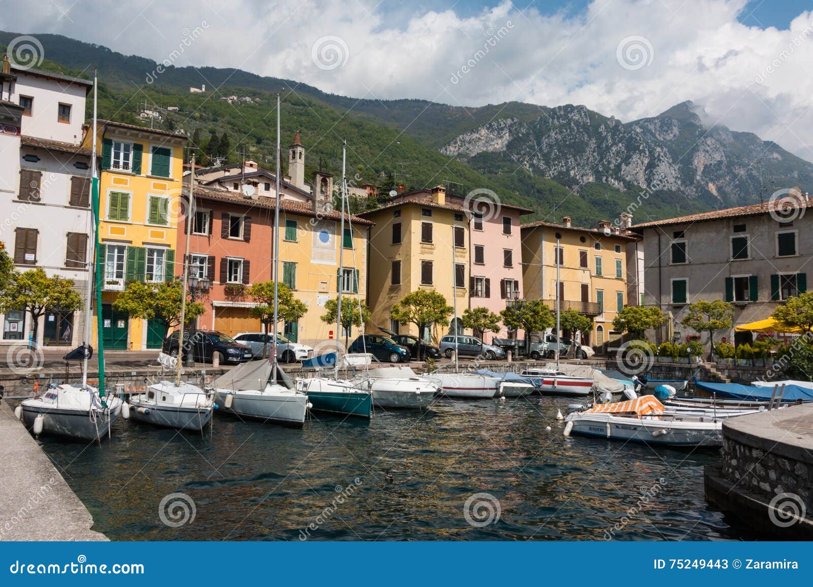 Gargnano editorial stock photo. Image of brescia, europe - 75249443