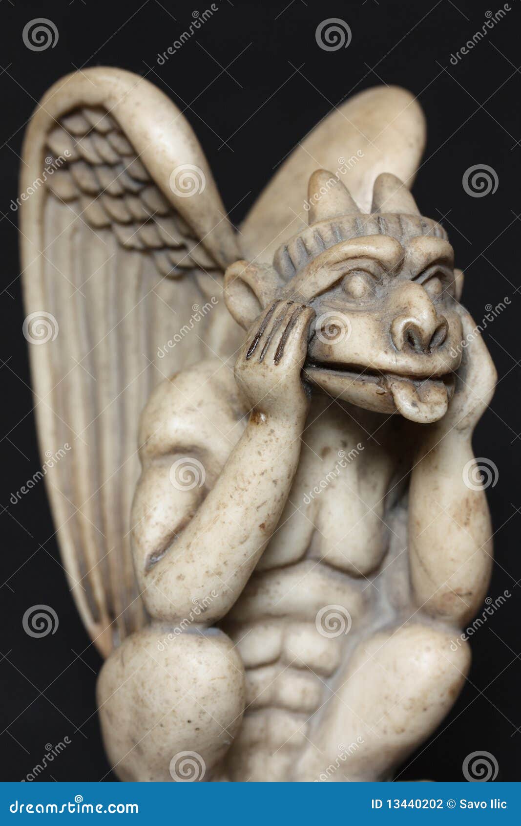 Gargoyle stock photo. Image of ugly, stone, gothic, carved - 13440202