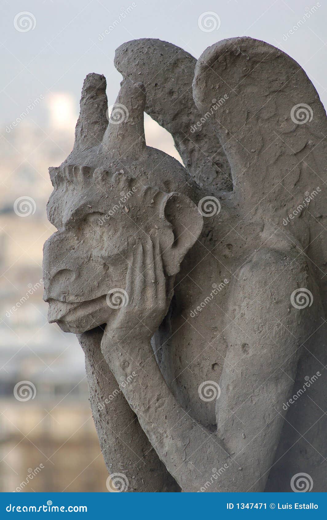 Gargoyle stock image. Image of gargoyle, fantasy, architecture - 1347471