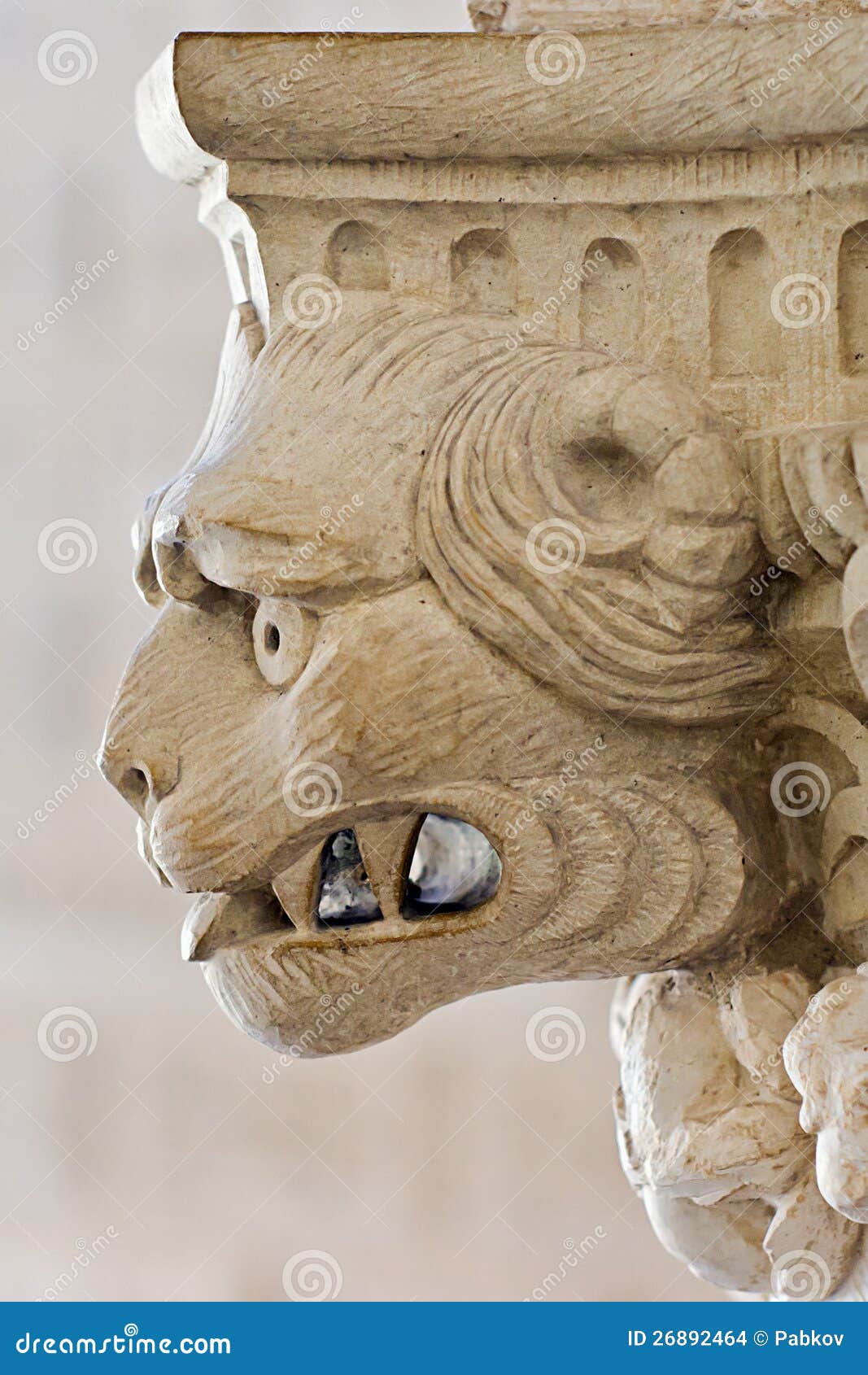 Gargoyle stock photo. Image of decoration, gothic, face - 26892464