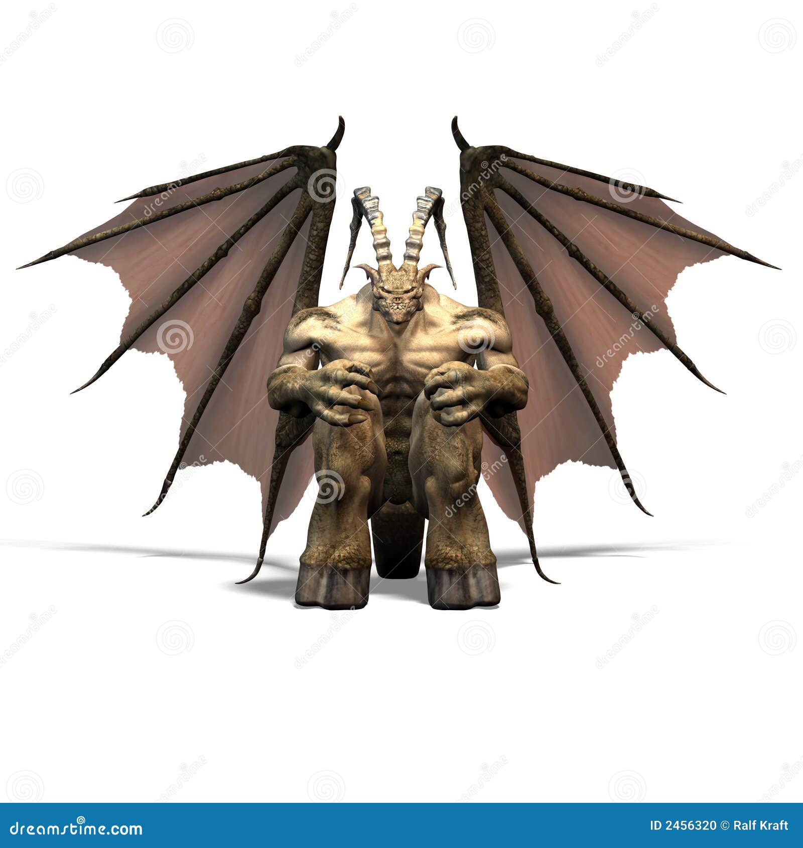 Gargoyle Vector Illustration | CartoonDealer.com #8024972