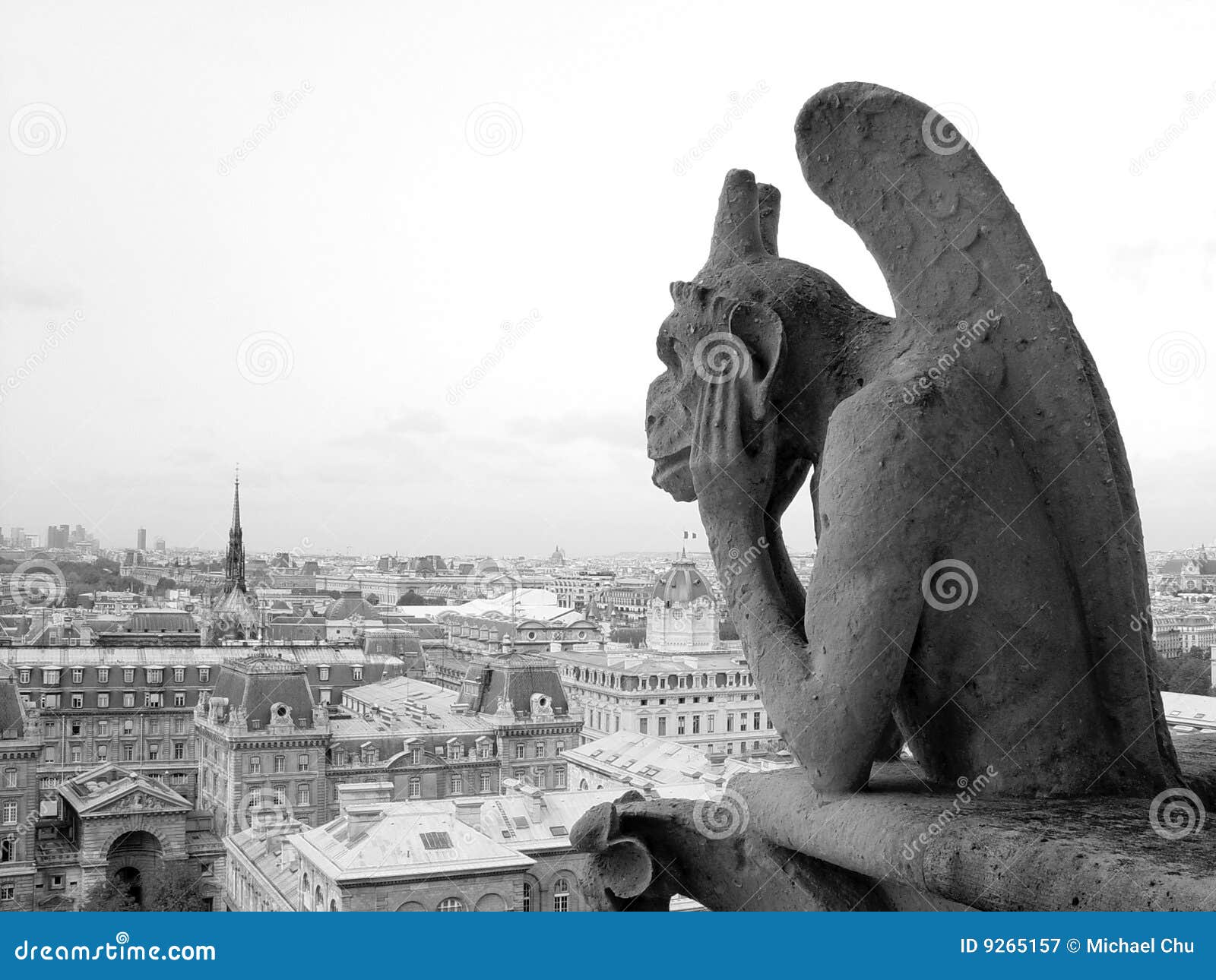 Gargoyle stock image. Image of gargoyle, city, statue - 9265157