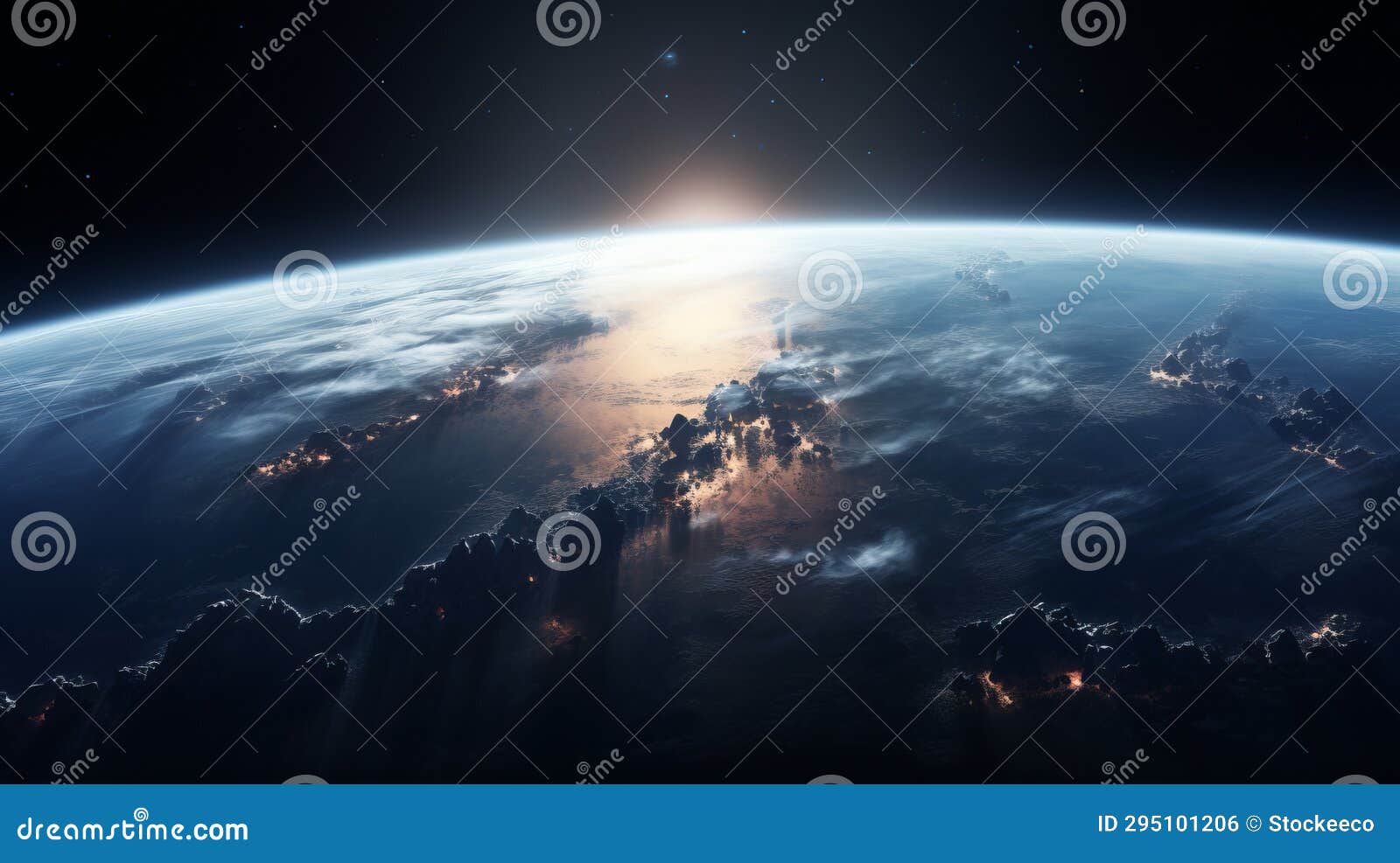 Gargoyle: a Captivating View of Earth from Outer Space Stock ...