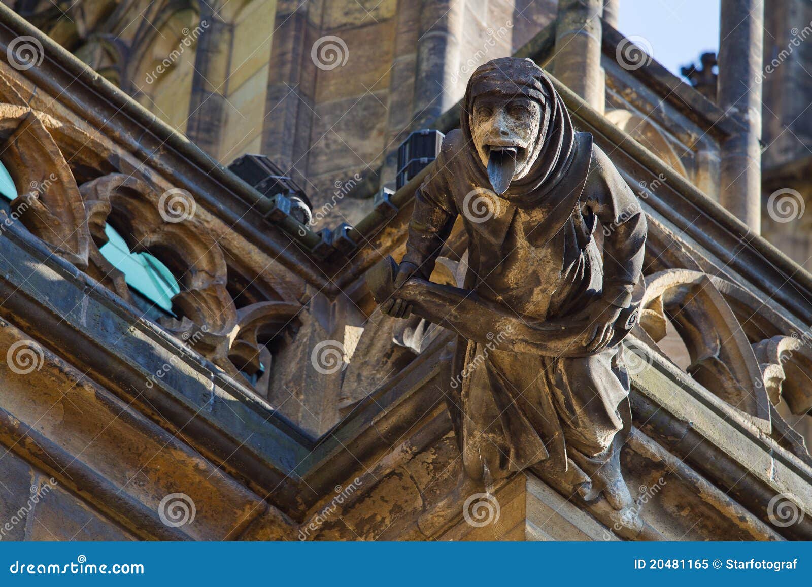 Gargoyle on church stock image. Image of grotesque, chimera - 20481165