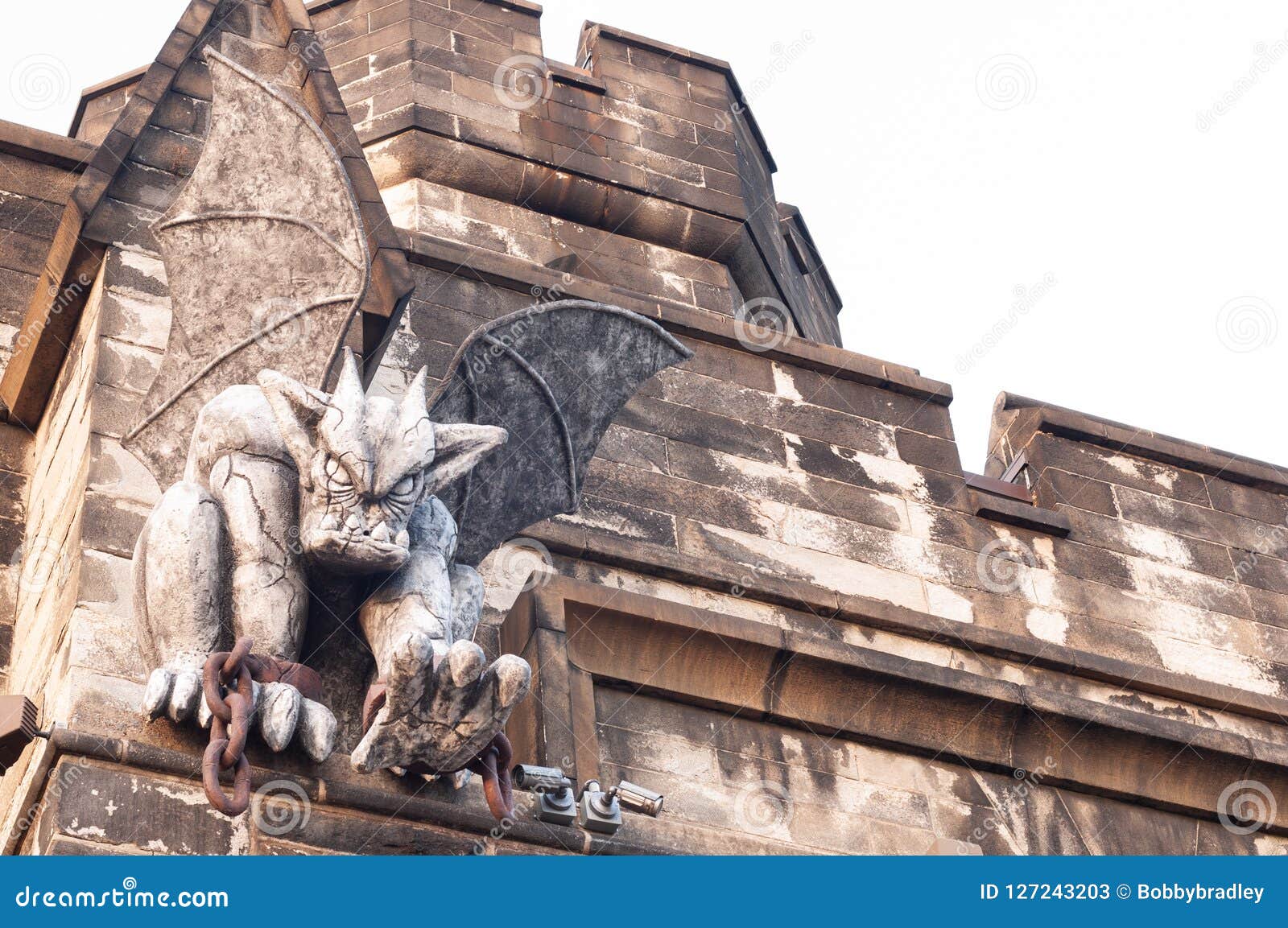 Gargoyle Eastern State Penitentiary Stock Image - Image of tourism ...