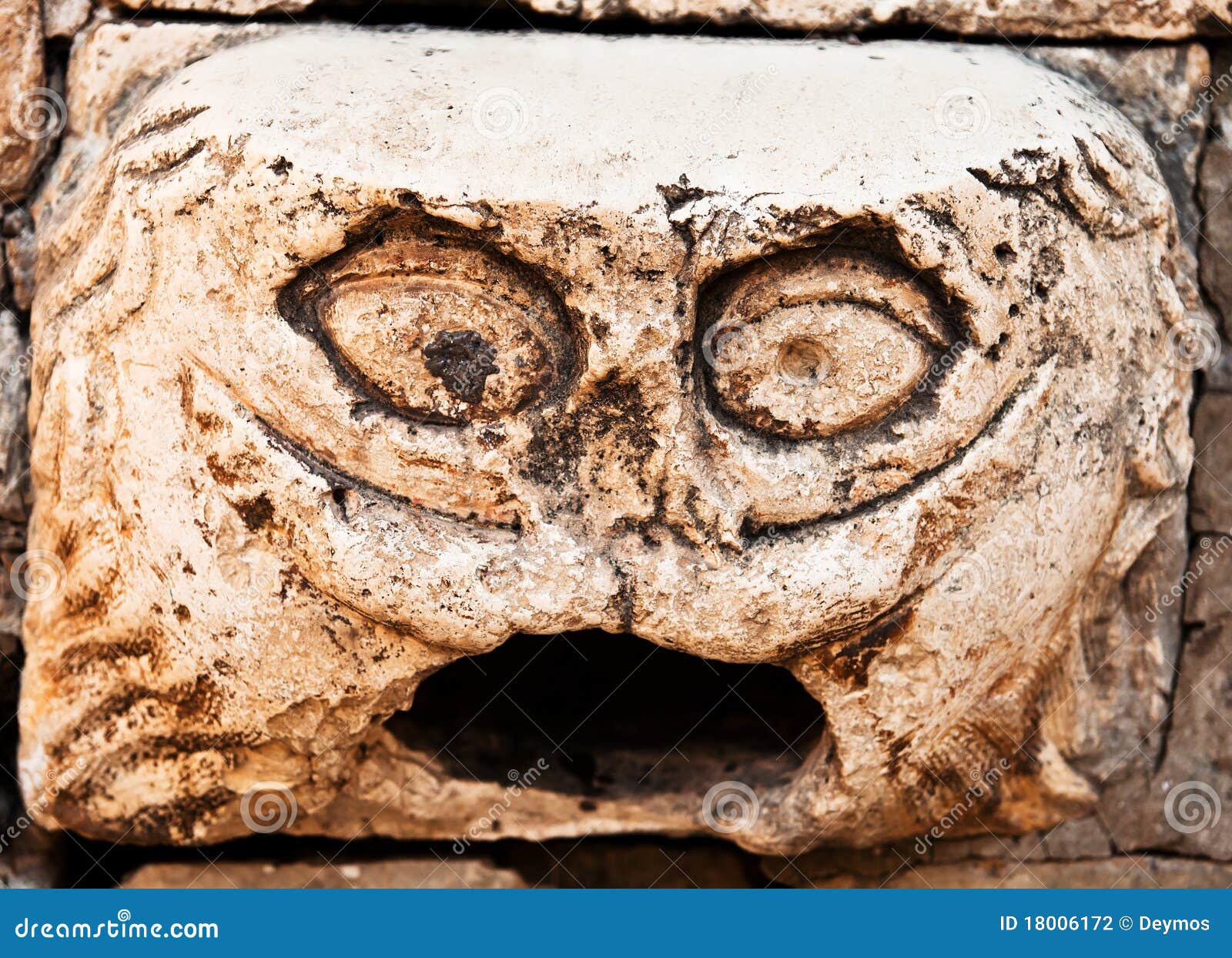 Gargoyle-like Face on the Stone Stock Photo - Image of building, famous ...