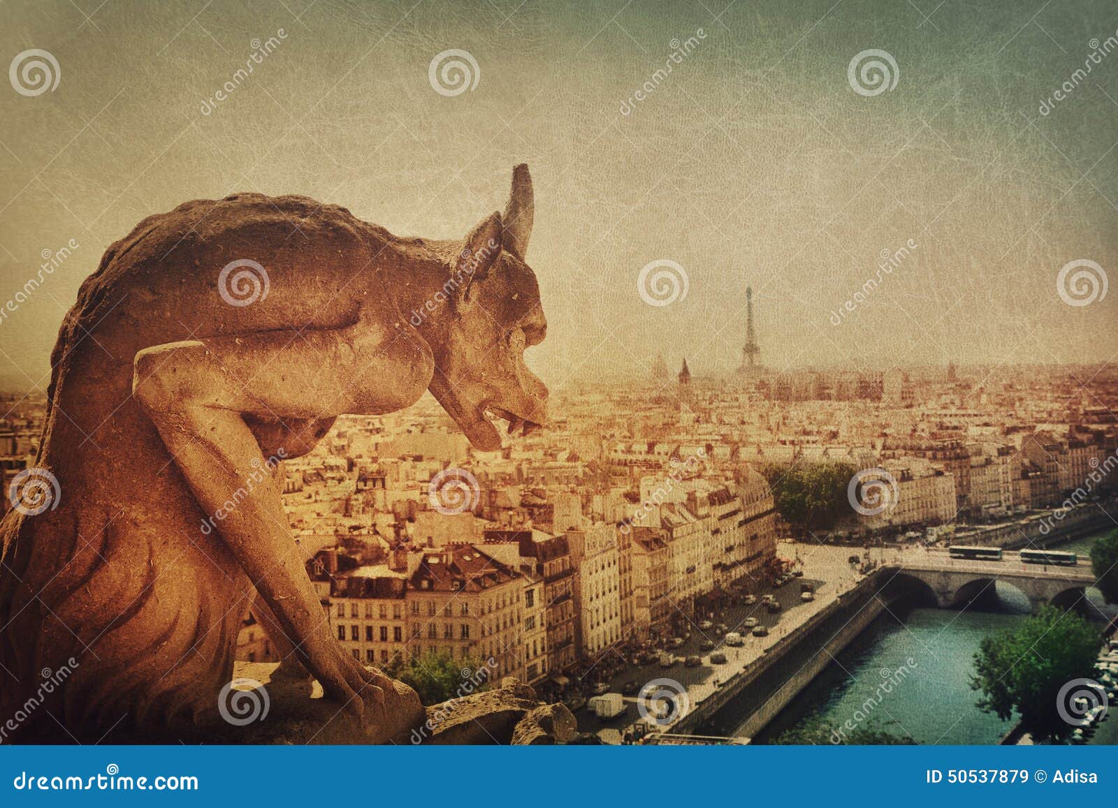 Gargoyle stock image. Image of gothic, chimera, cathedral - 50537879