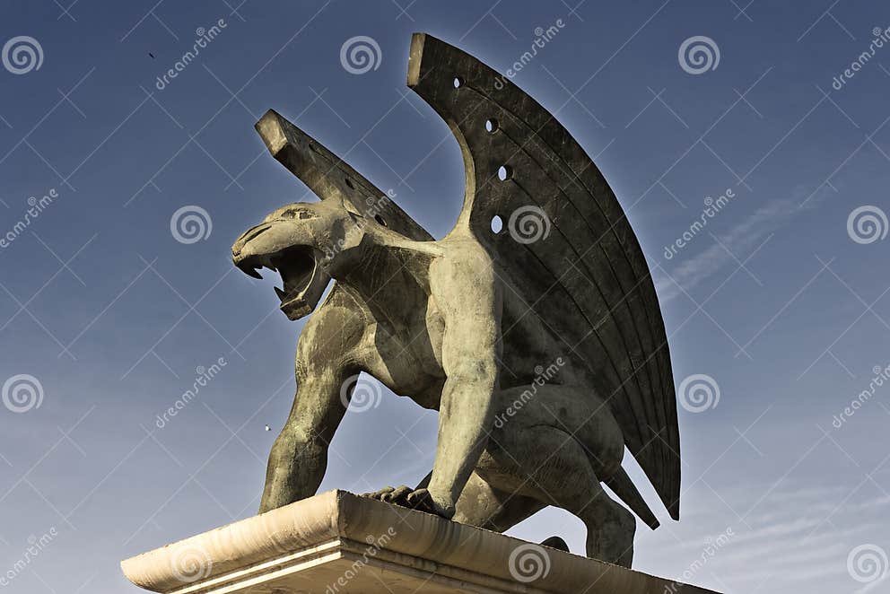 Gargoyle side stock image. Image of quality, angry, wild - 24552597