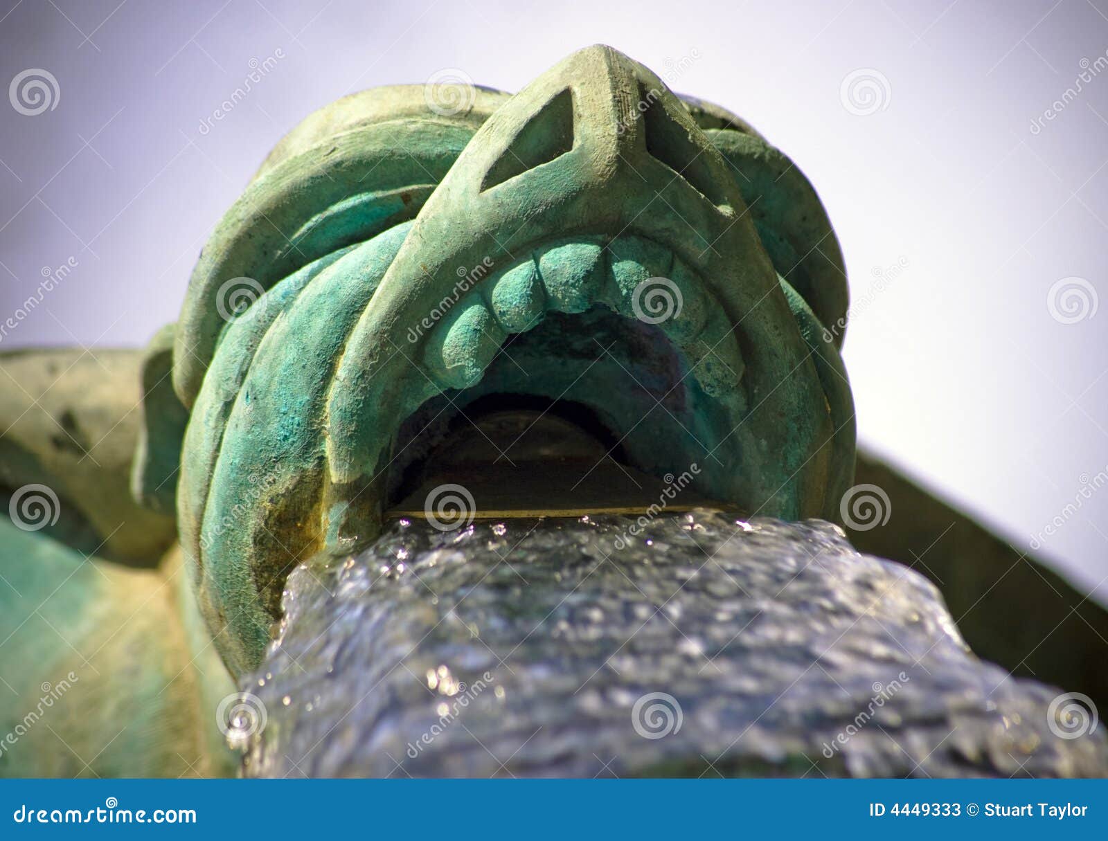 Gargoyle Spitting Water stock image. Image of vomit, sprite - 4449333