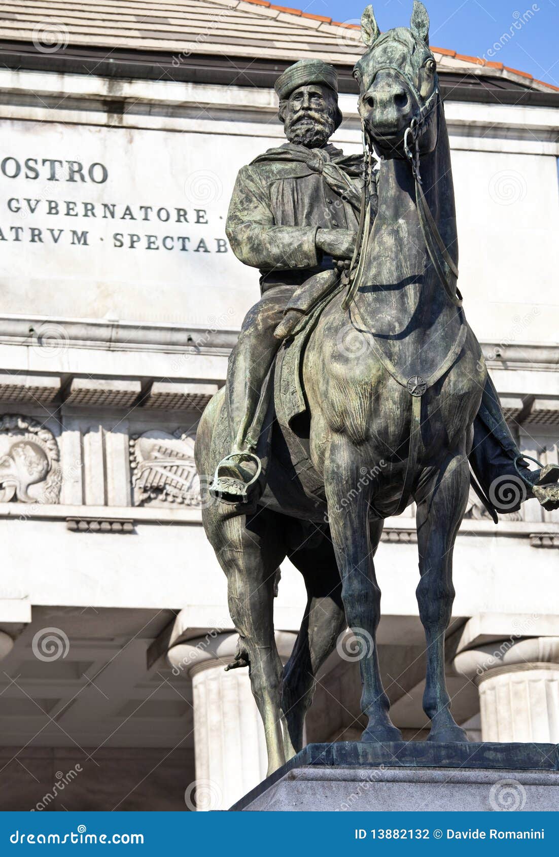 Garibaldi Statue stock photo. Image of italian, architecture - 13882132