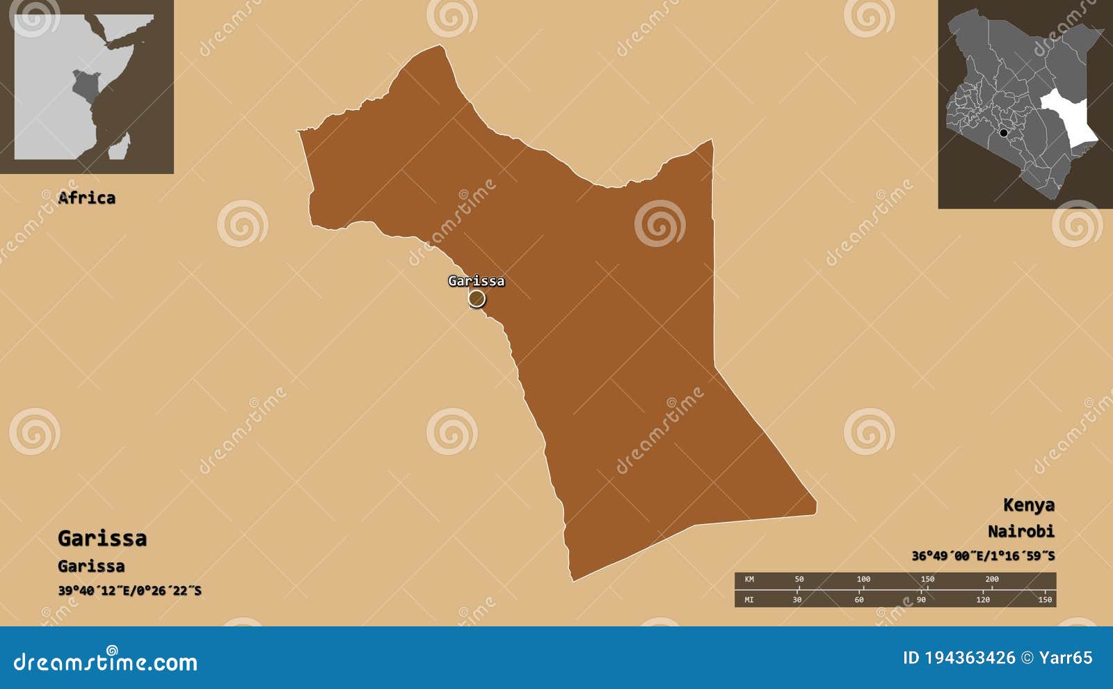 Garissa, County of Kenya,. Previews. Pattern Stock Illustration ...